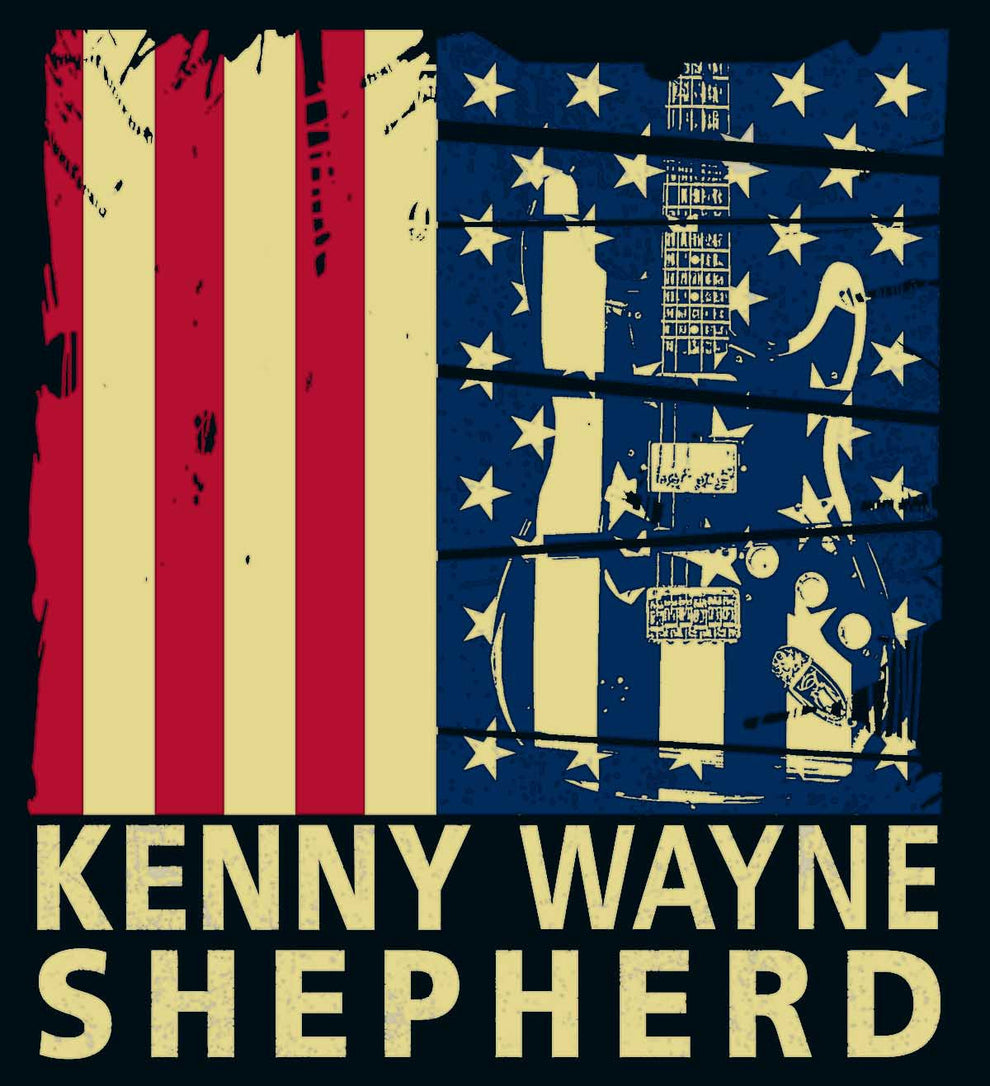 RED WHITE BLUE KWS "Mens" T-Shirt – KENNY WAYNE SHEPHERD GEAR